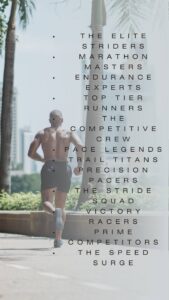 Top 500 Running Team Names for Families, Moms, Kids, and More - Running ...