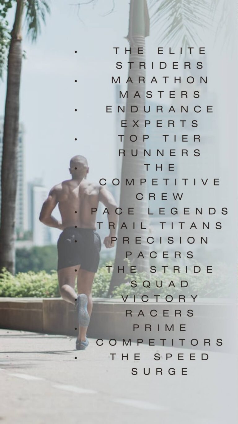 Top 500 Running Team Names for Families, Moms, Kids, and More - Running ...