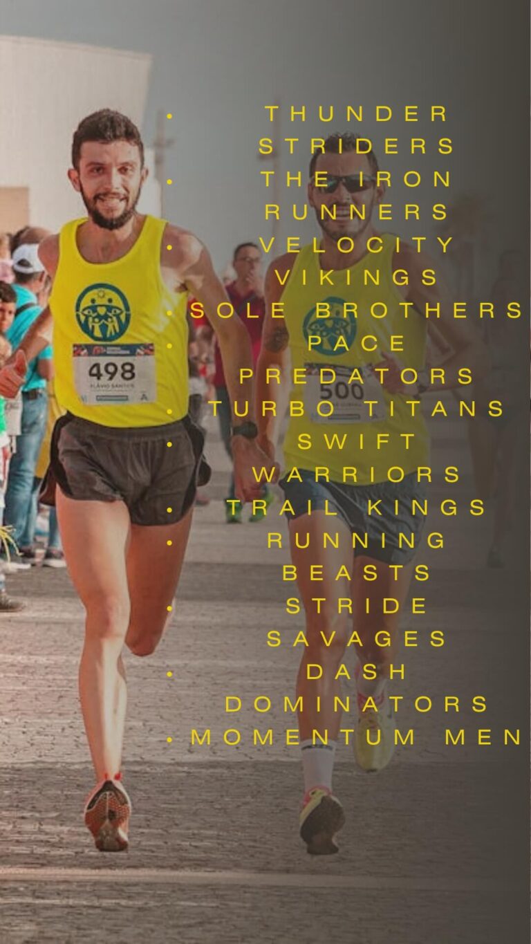 Top 500 Running Team Names for Families, Moms, Kids, and More - Running ...