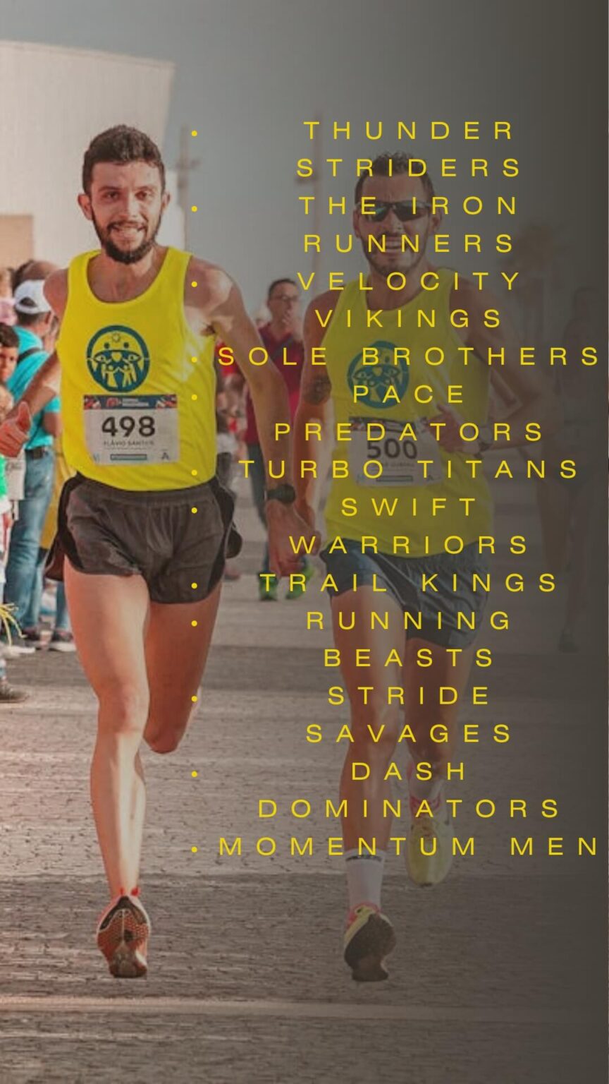 Top 500 Running Team Names for Families, Moms, Kids, and More - Running ...