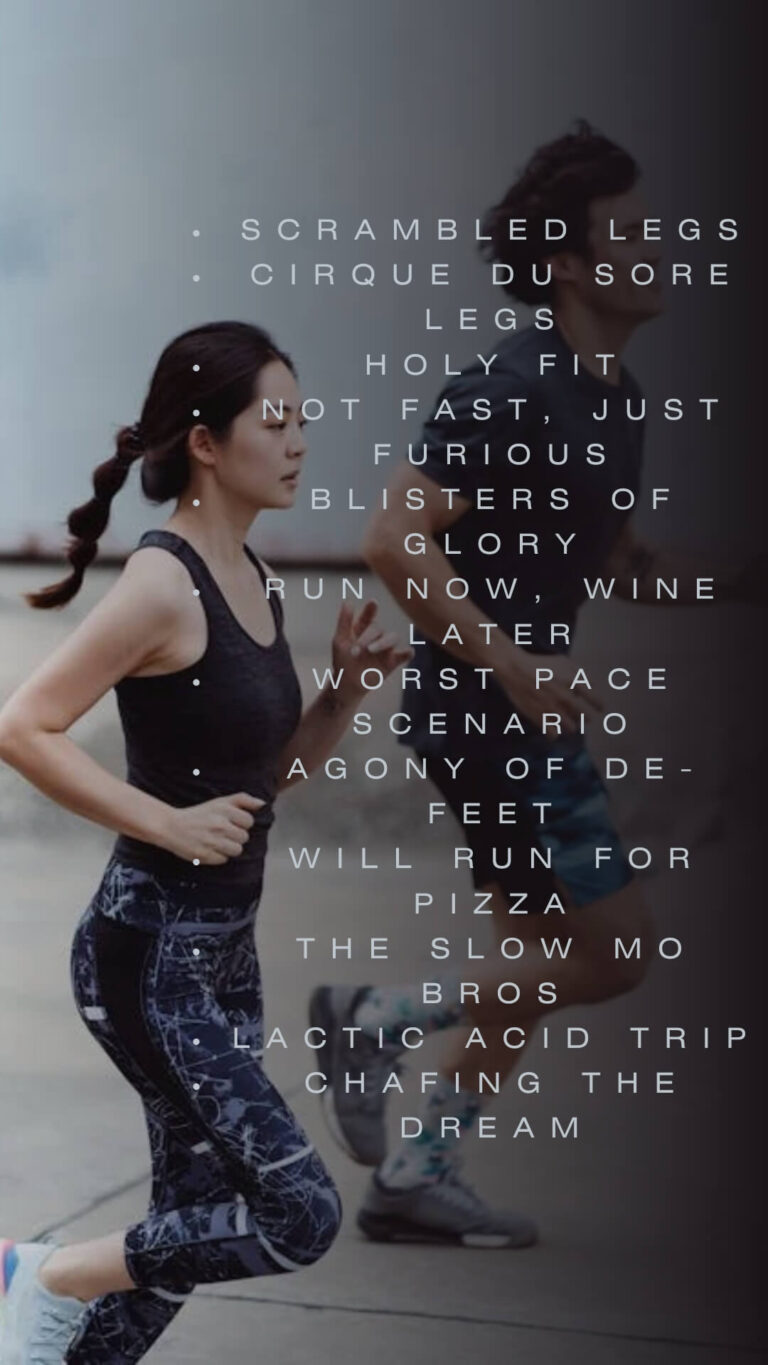 Top 500 Running Team Names for Families, Moms, Kids, and More - Running ...