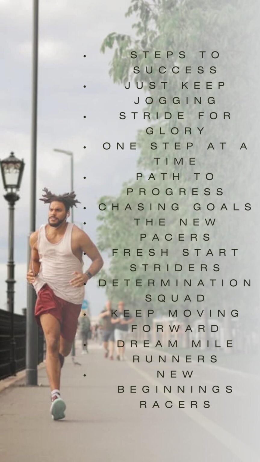 Top 500 Running Team Names for Families, Moms, Kids, and More - Running ...