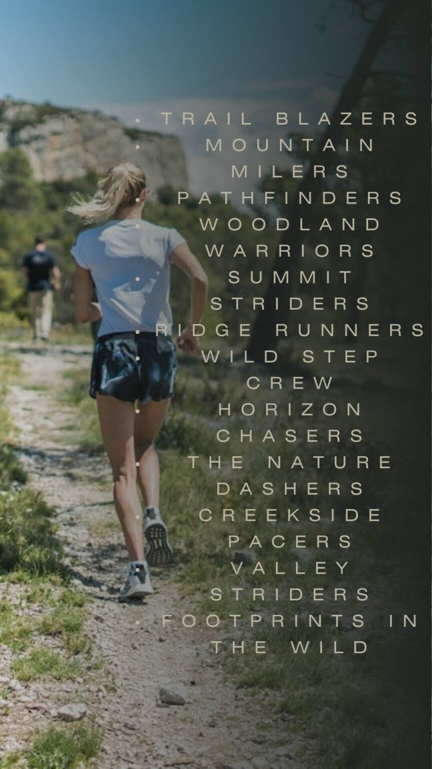 Top 500 Running Team Names for Families, Moms, Kids, and More - Running ...