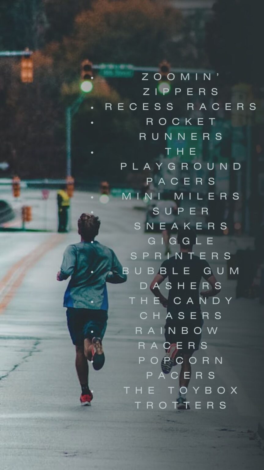 Top 500 Running Team Names for Families, Moms, Kids, and More - Running ...