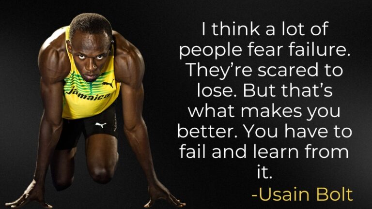10 Powerful Usain Bolt Quotes on Hard Work & Determination - Running ...