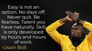 10 Powerful Usain Bolt Quotes on Hard Work & Determination - Running ...