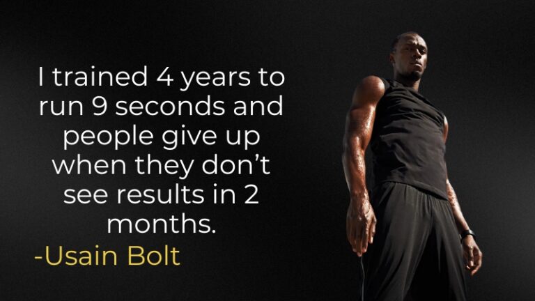 10 Powerful Usain Bolt Quotes on Hard Work & Determination - Running ...